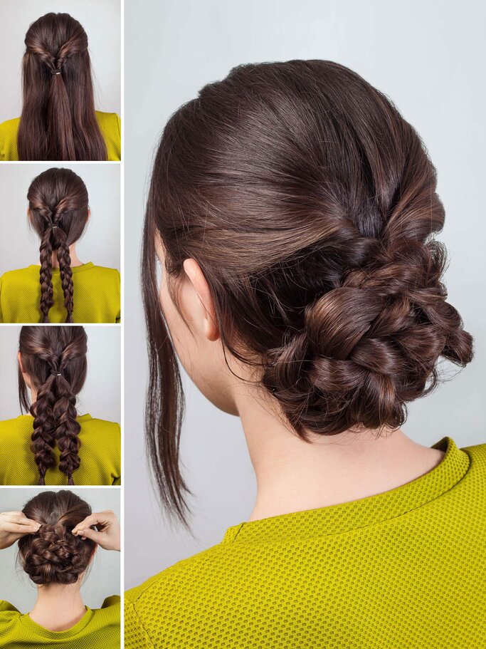 Frisuren selber machen Anleitungen Step by Step